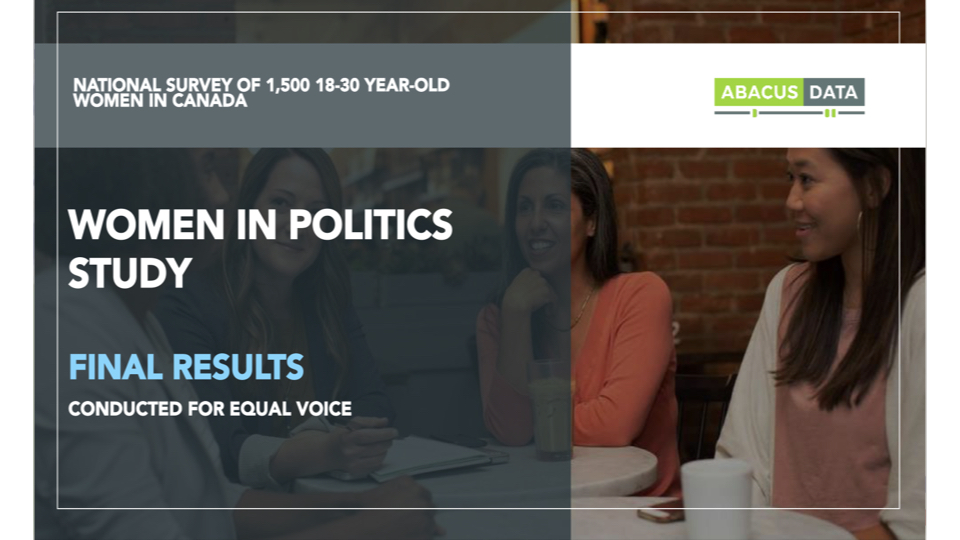 Canada: Women in politics study | International Knowledge Network of ...