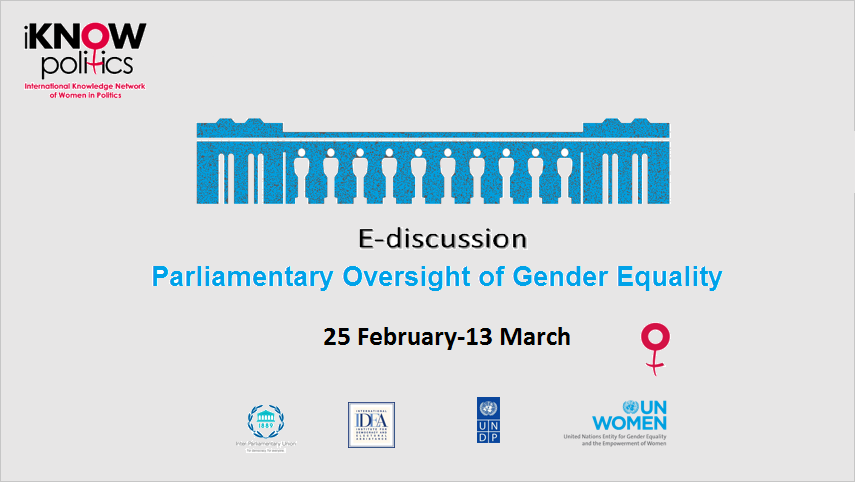 Parliamentary Oversight of Gender Equality | International Knowledge ...