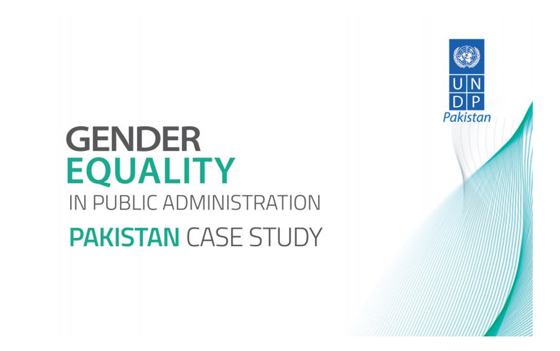 Gender equality in public administration: Pakistan case study | International Knowledge Network ...