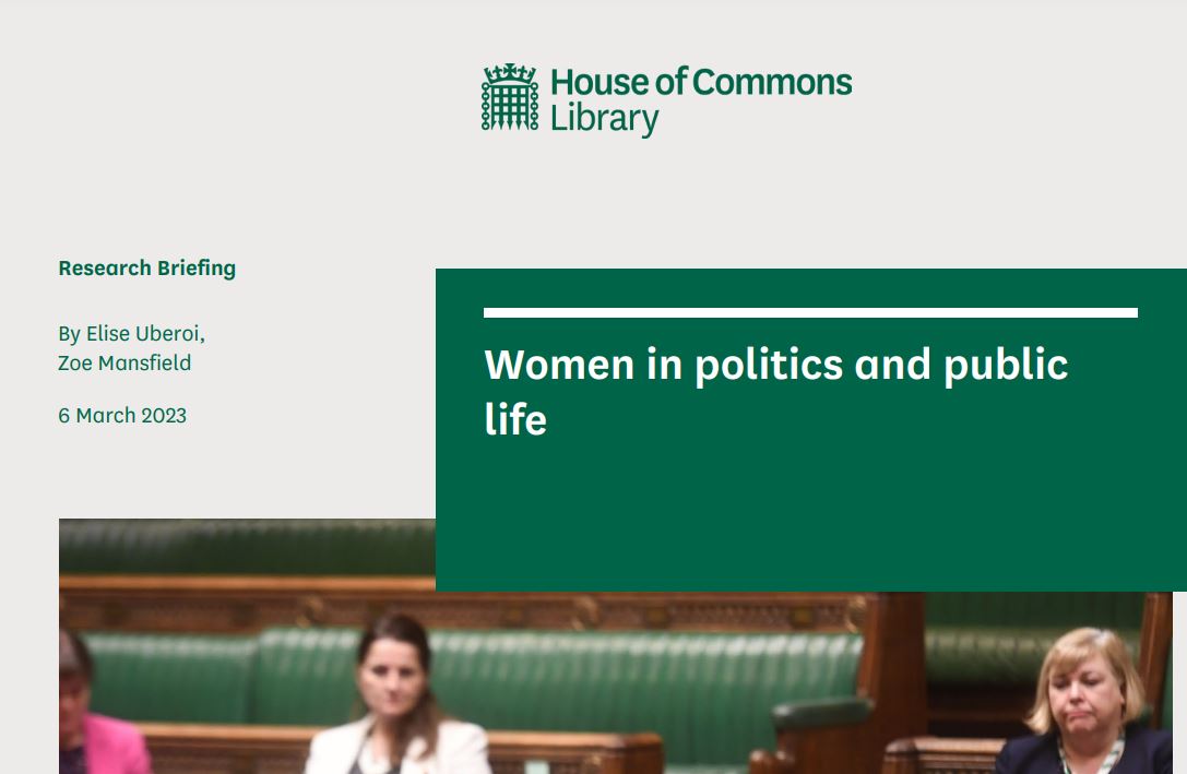 Women in politics and public life | International Knowledge Network of ...