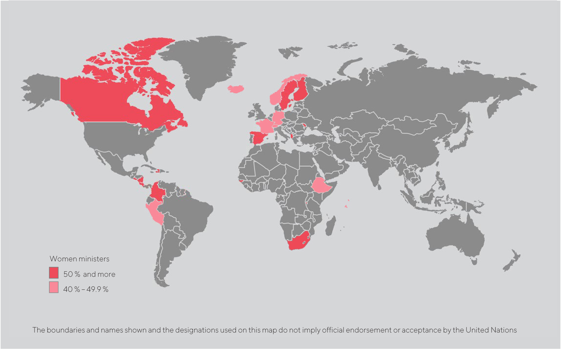 Here are the most gender-balanced cabinets in the world today ...