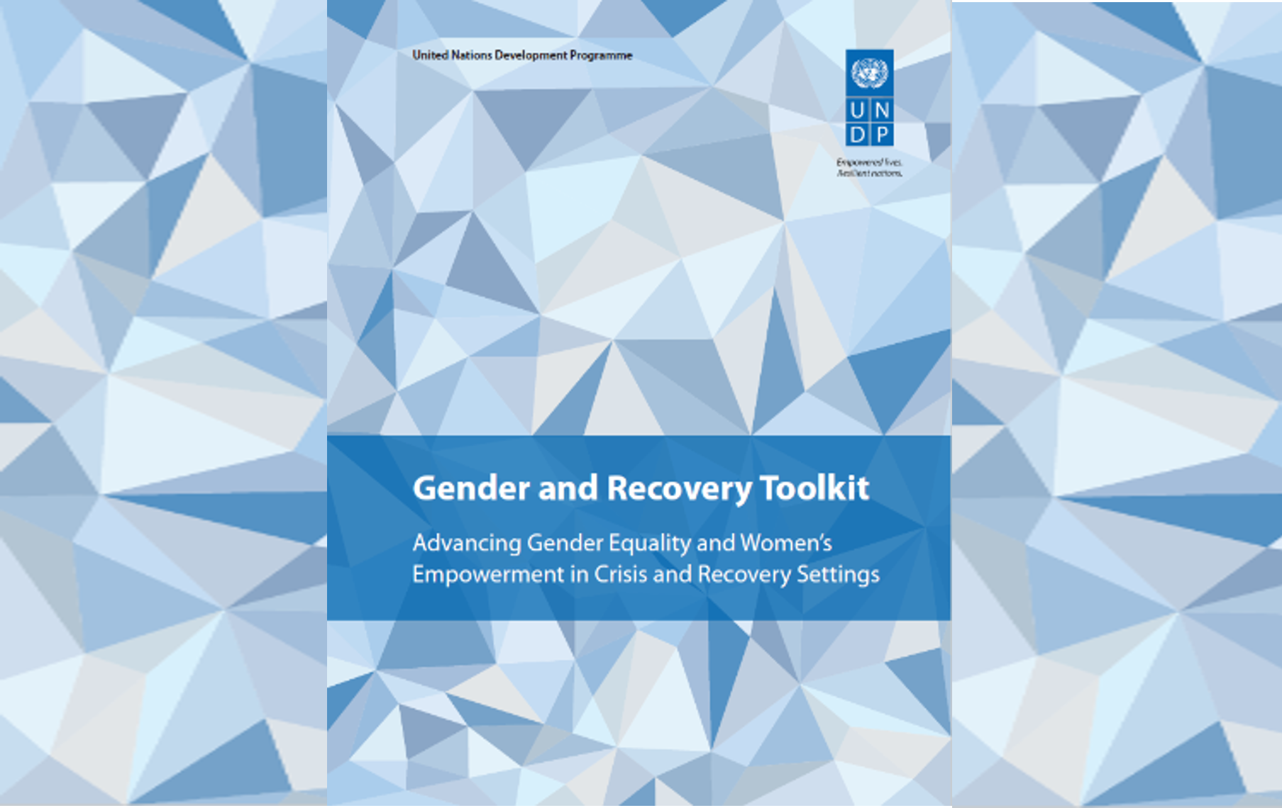 UNDP gender and recovery toolkit | International Knowledge Network of ...